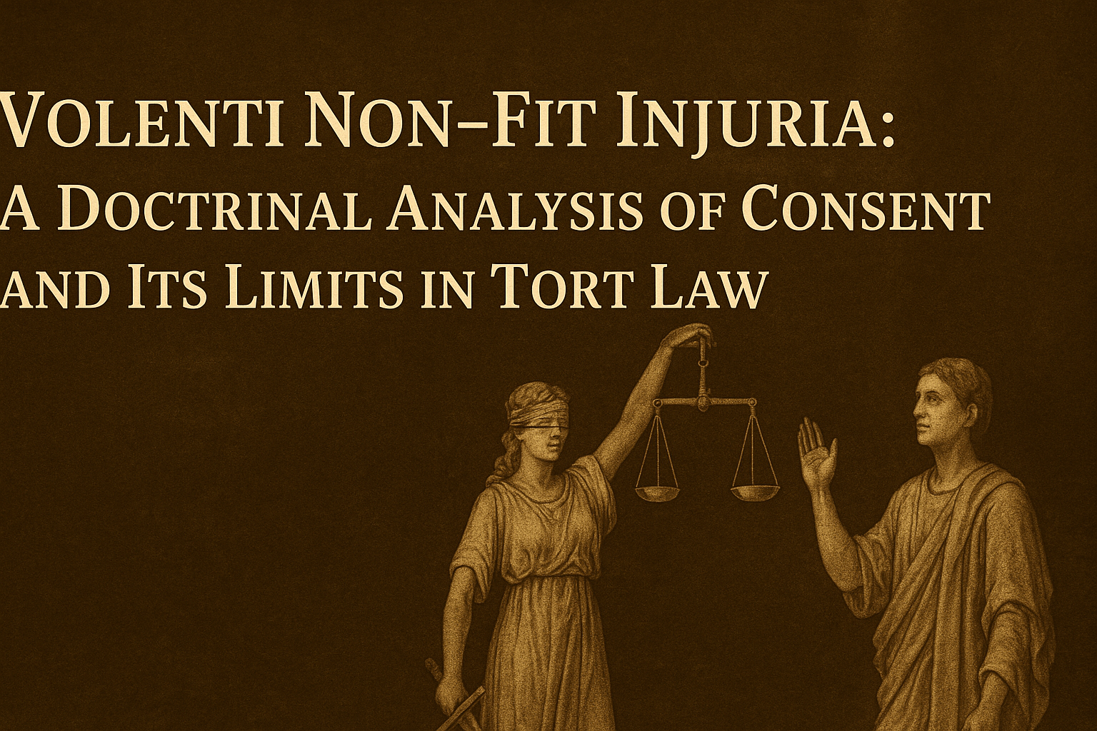 Volenti Non-Fit Injuria: A Doctrinal Analysis of Consent and Its Limits ...