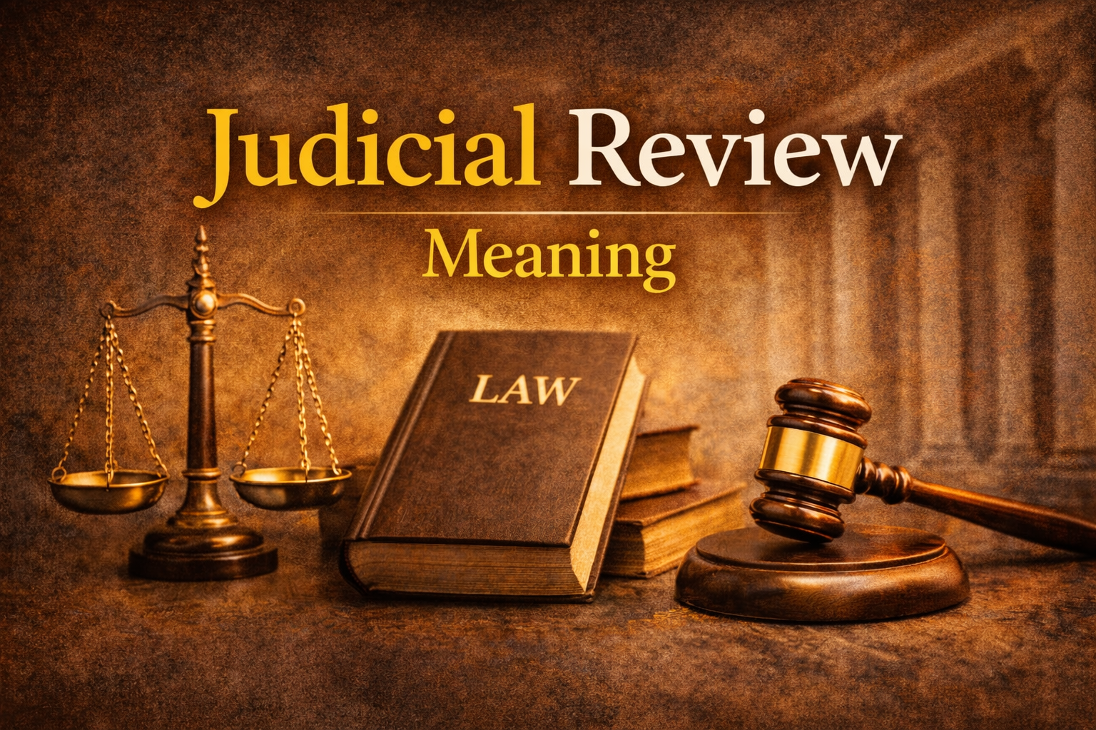 Judicial Review Meaning » LegalOnus