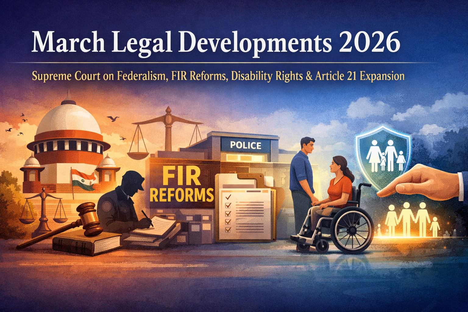 March Legal Developments 2026: Supreme Court on Federalism, FIR Reforms ...